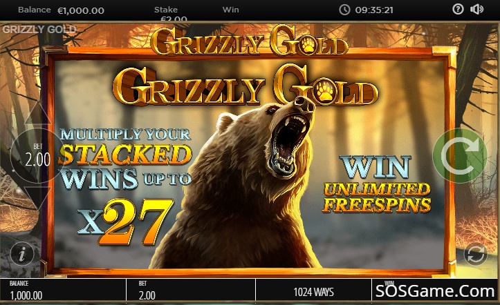 Grizzly Gold (Blueprint) | Play with the Grizzly and win!