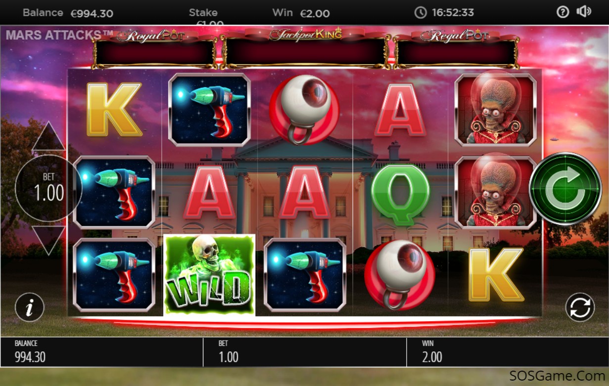 Mars Attacks! (Blueprint Gaming) | Spin the reels against Martians!